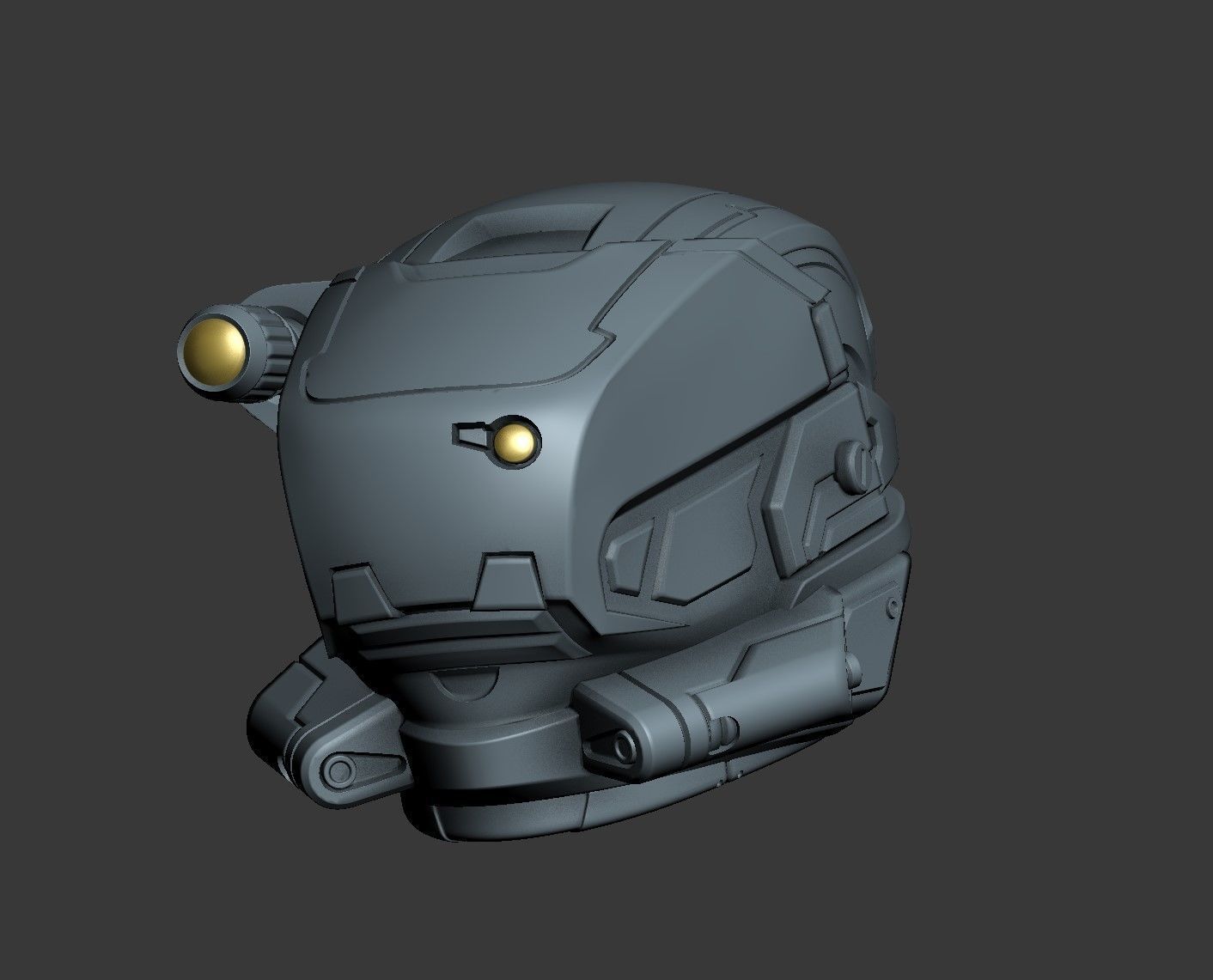 Gungnir helmet 3D print file 3D model 3D printable | CGTrader
