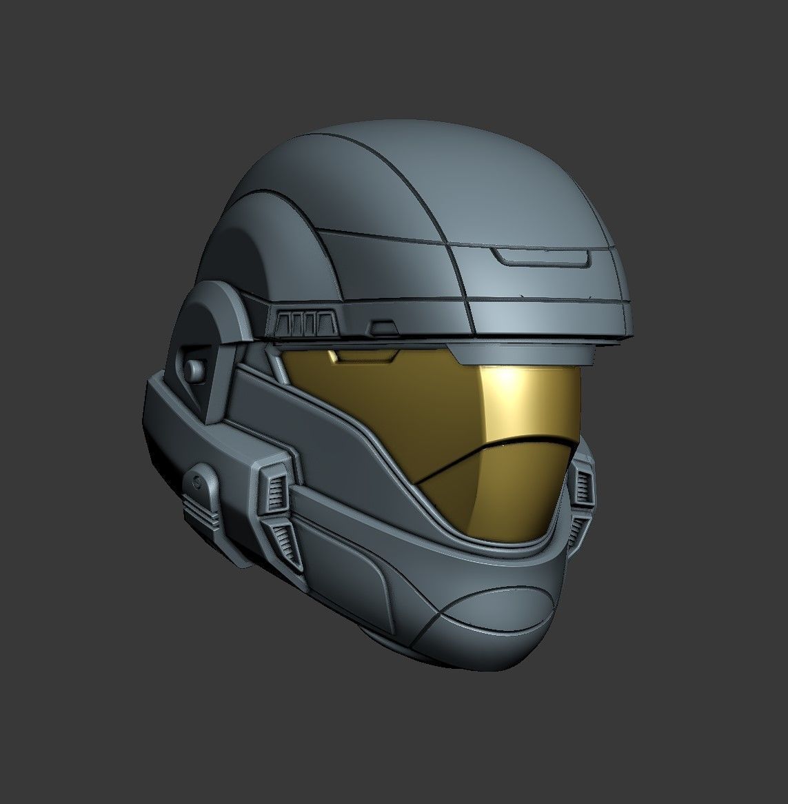 ODST Helmet 3D print file 3D model 3D printable | CGTrader