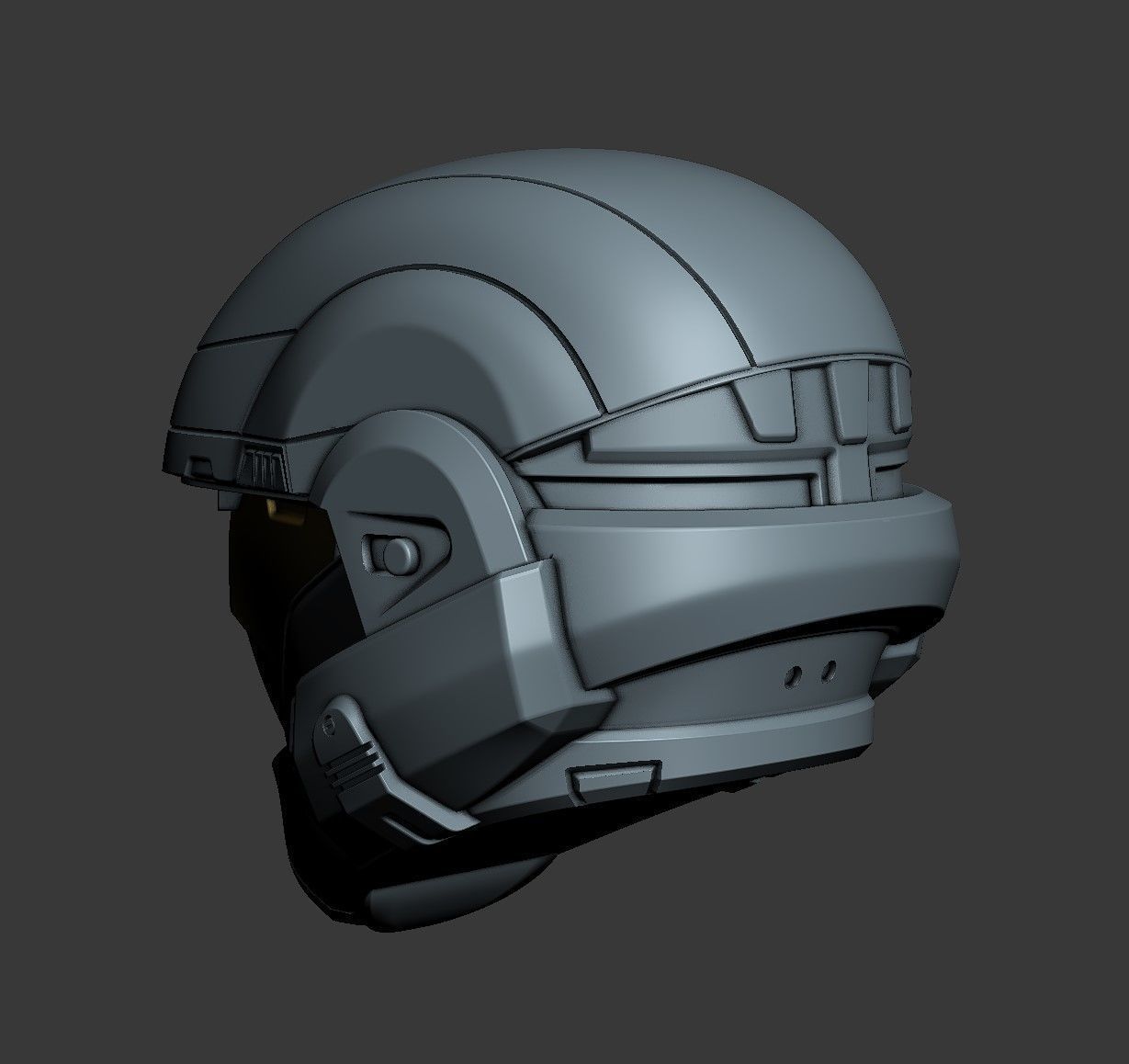 ODST Helmet 3D print file 3D model 3D printable | CGTrader
