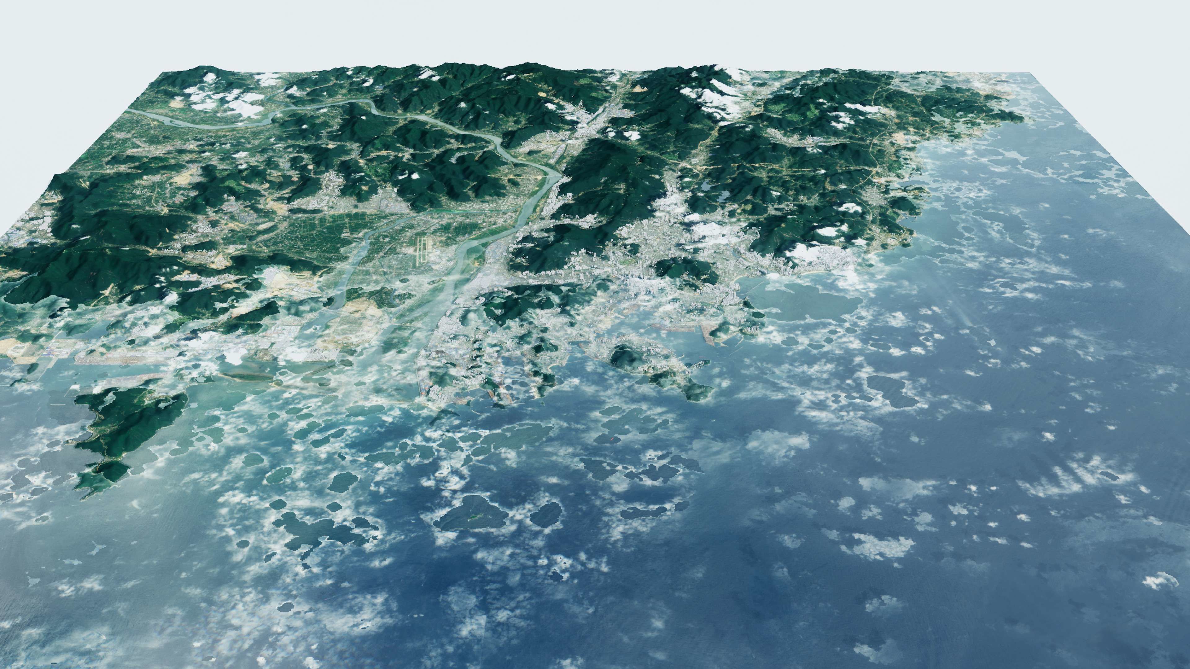 Busan South Korea City Landscape 3D Model 3D model | CGTrader