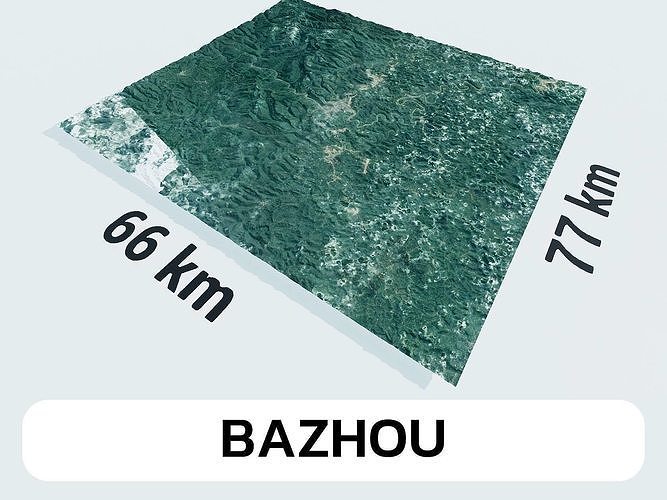 Bazhou China City Landscape 3D Model 3D model | CGTrader