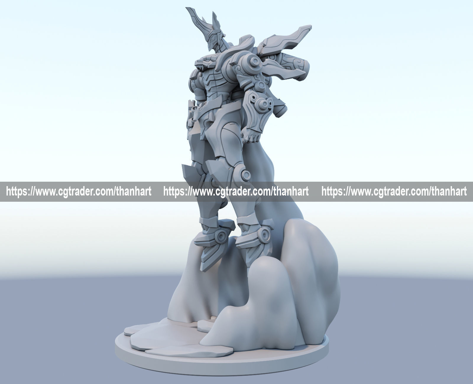 Sett Mecha Kingdom 3D print model League of Legends 3D model 3D ...