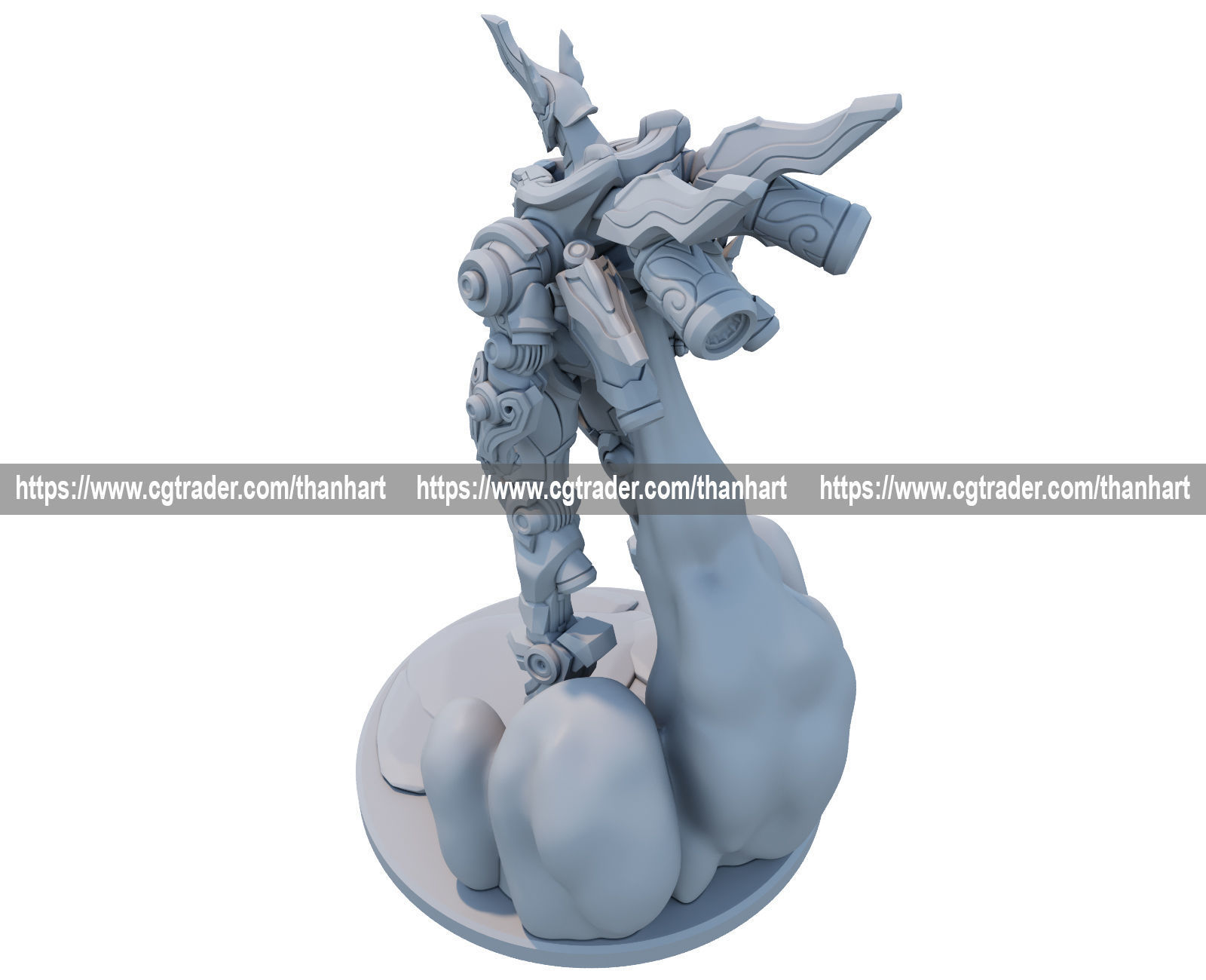 Sett Mecha Kingdom 3D print model League of Legends 3D model 3D ...