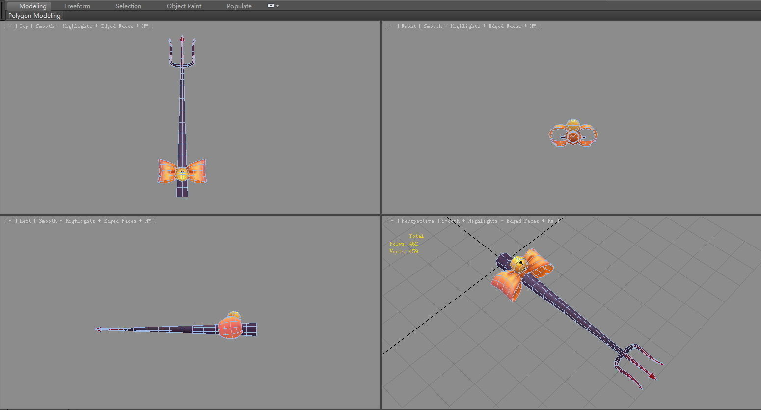 3D model Cartoon devil tail - female VR / AR / low-poly | CGTrader