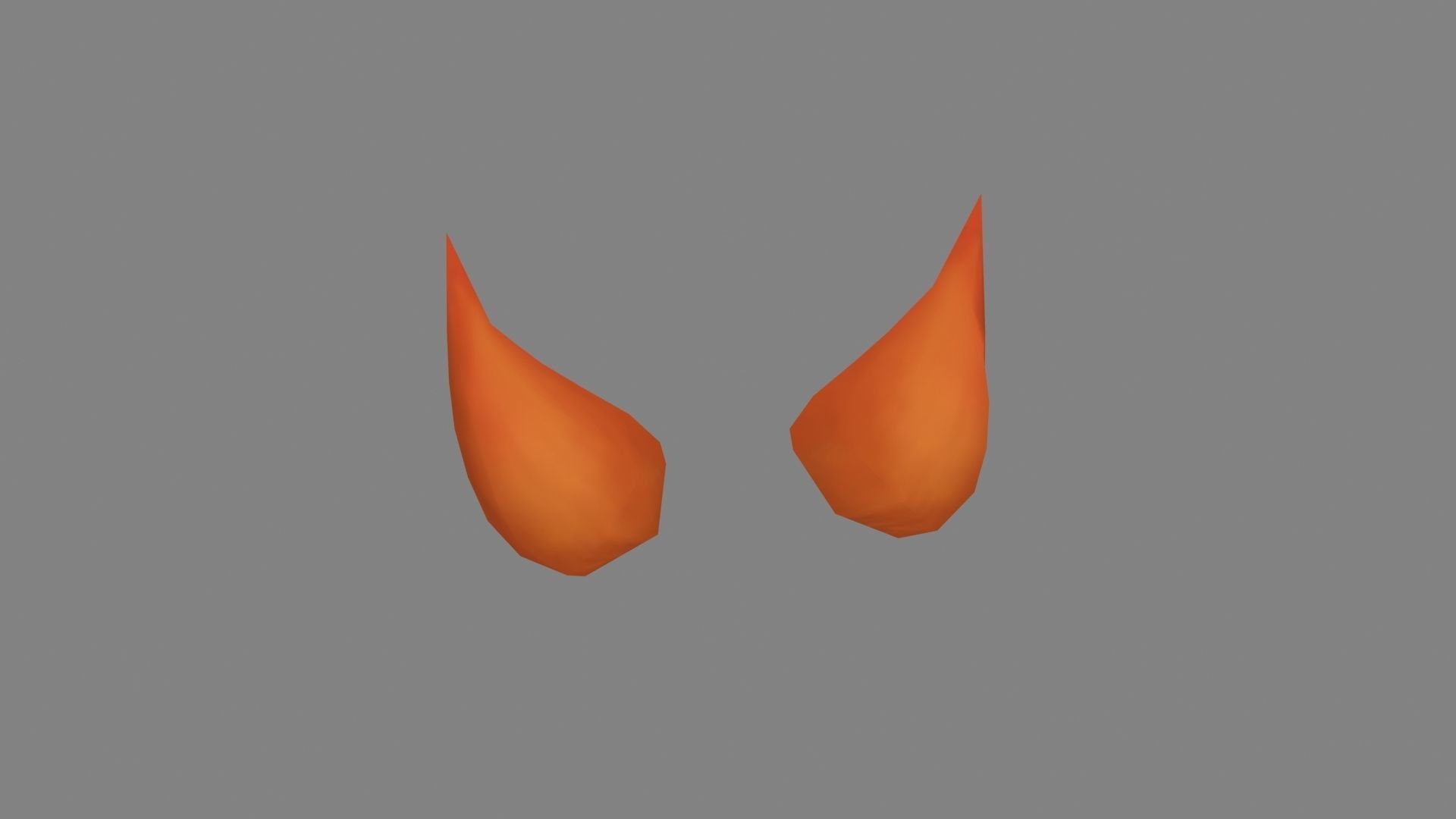 3D model Cartoon fox ears - head decoration VR / AR / low-poly | CGTrader