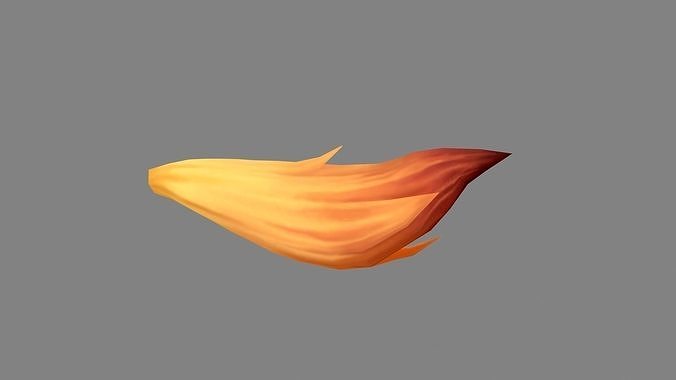 3D model Cartoon fox tail VR / AR / low-poly | CGTrader