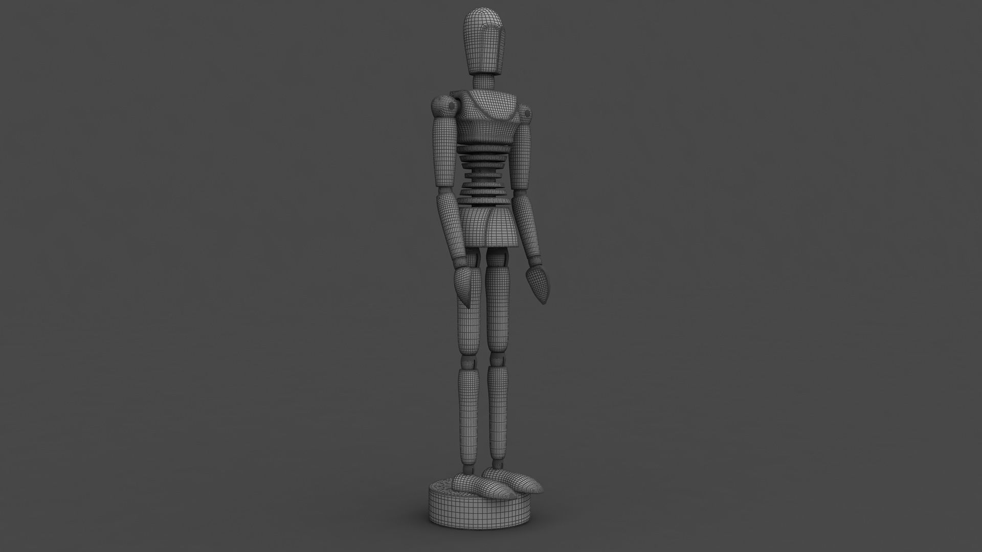 Wooden Manikin 3D model | CGTrader