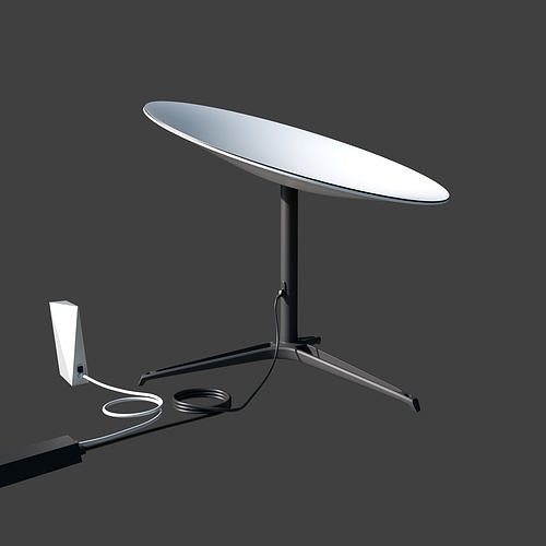 3D model Starlink Dish and Router 3D model VR / AR / low-poly | CGTrader