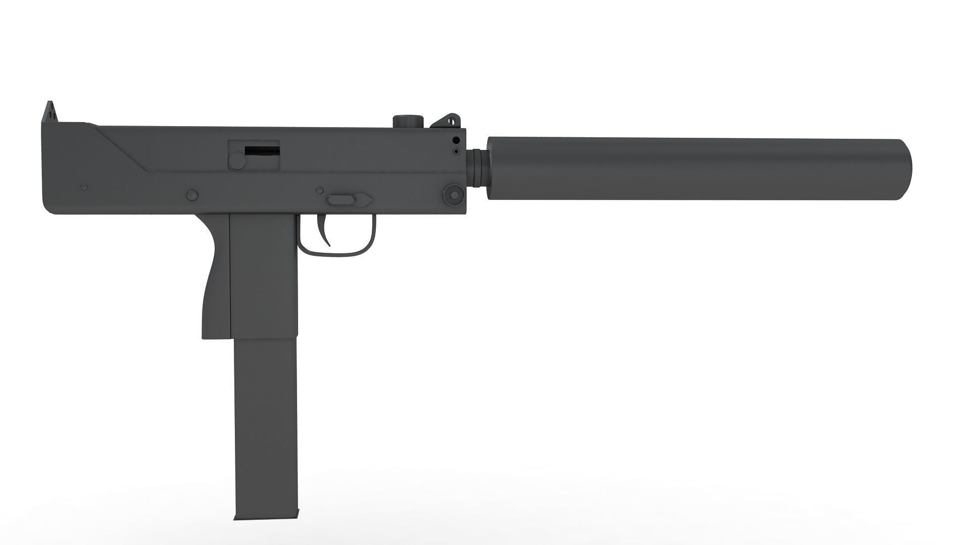 MAC-11 Machine Pistol 3D model | CGTrader