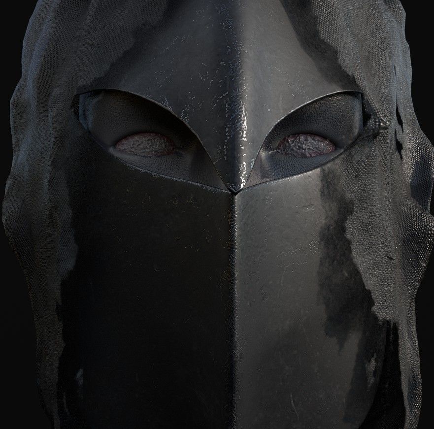 3D model Knight armor head VR / AR / low-poly | CGTrader