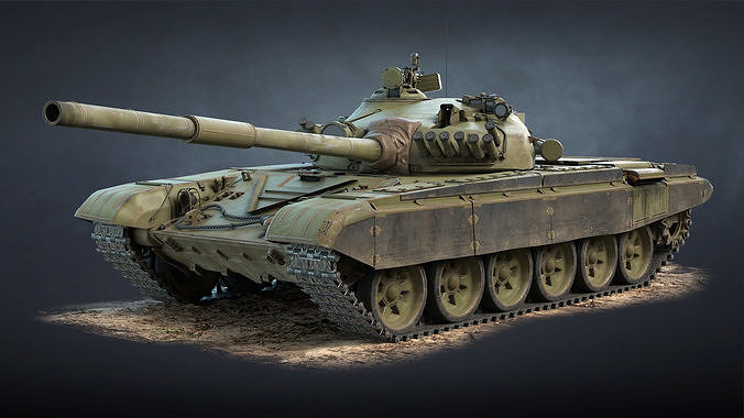 3D model T-72A Tank VR / AR / low-poly | CGTrader
