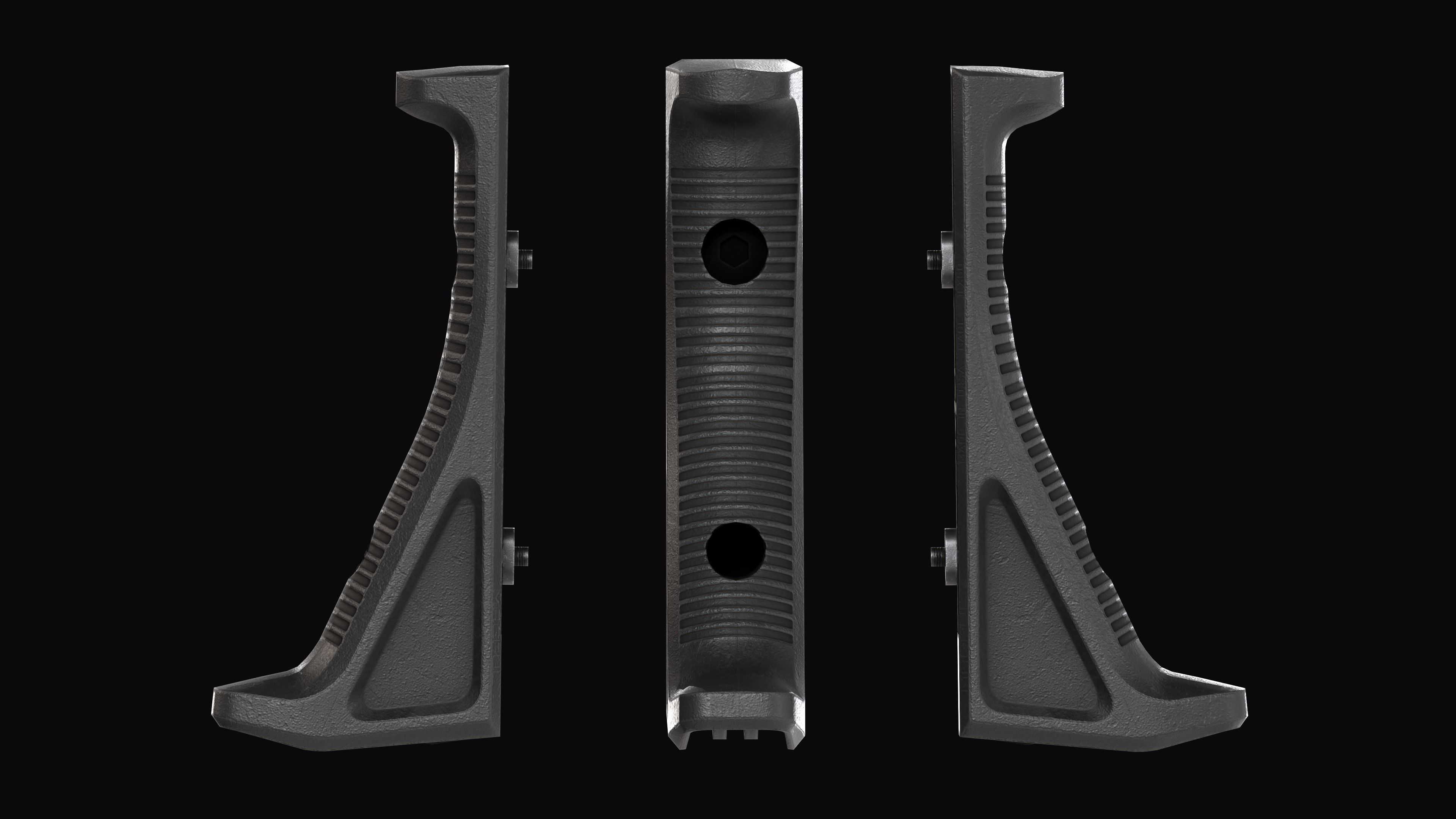 3D model Fore grip Magpul AFG Angled M-Lok System VR / AR / low-poly ...