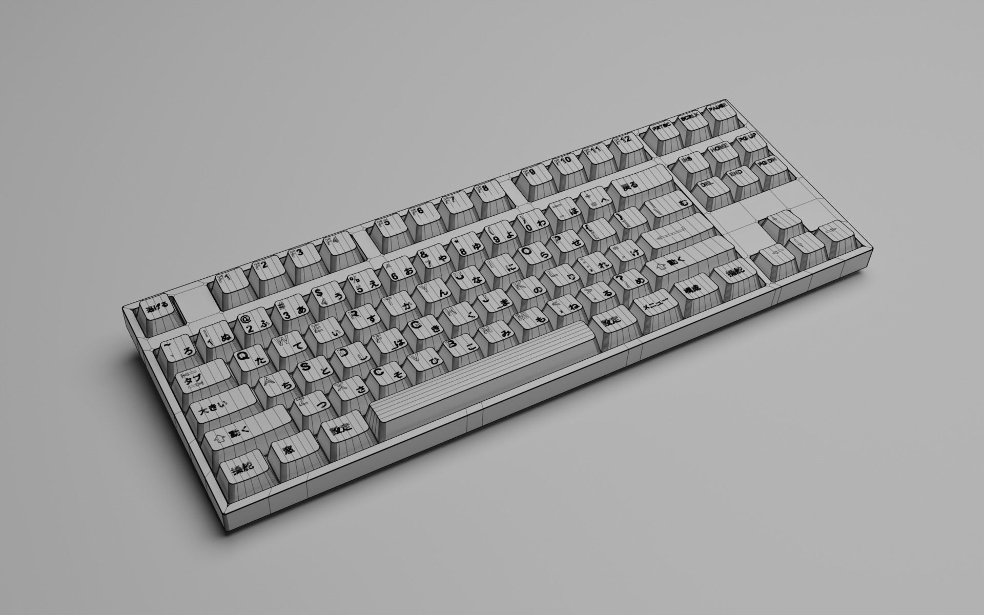 Free Mechanical Keyboard 3D Model free 3D model | CGTrader