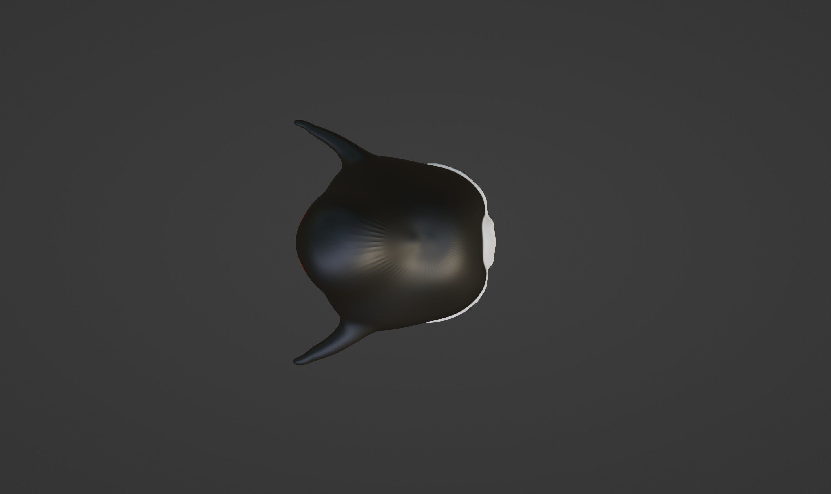 Monster larva with red eyes 3D model | CGTrader