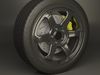 6 spoke sport racing car rim free 3D model | CGTrader