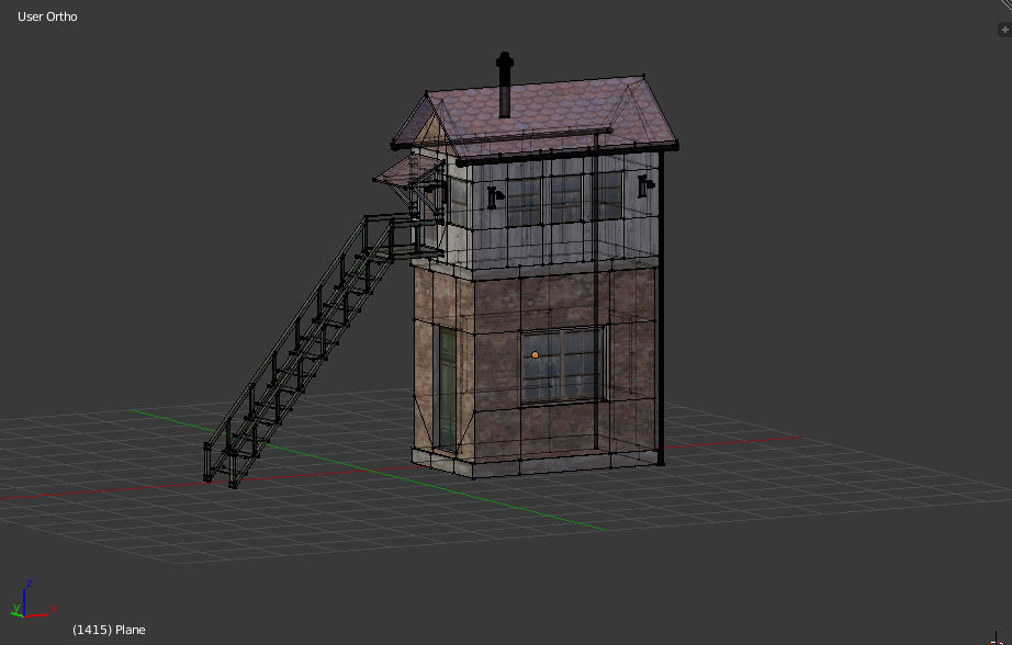 3D model Old German railway signal tower VR / AR / low-poly | CGTrader