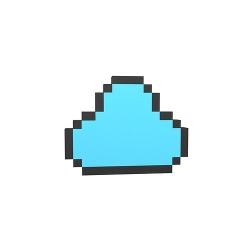 3D model Pixel Cloud V1 003 VR / AR / low-poly | CGTrader