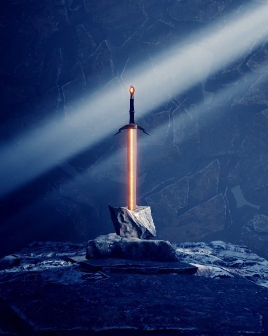 Sword The Power Of Fire 3D model animated | CGTrader