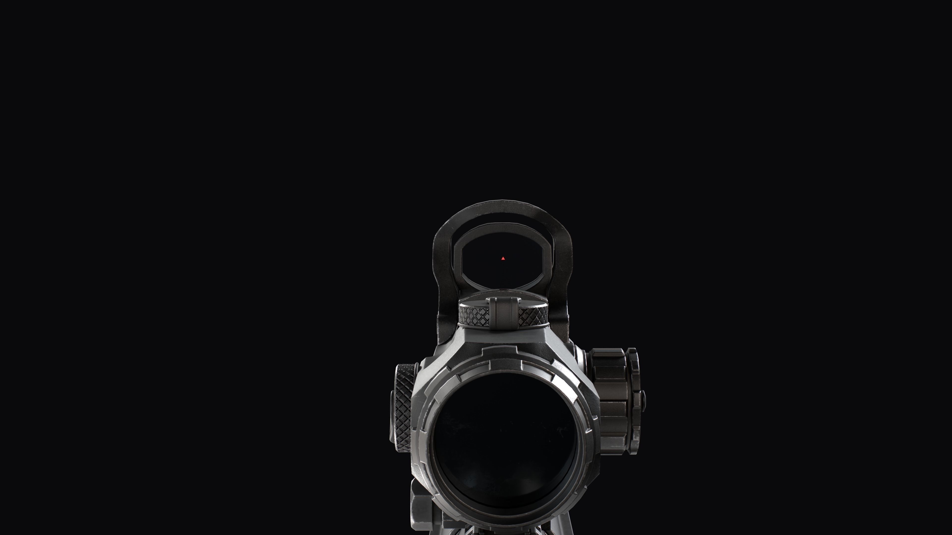 3D model Leupold Mark 4 HAMR Scope with DeltaPoint Red Dot Sight VR / AR / low-poly | CGTrader