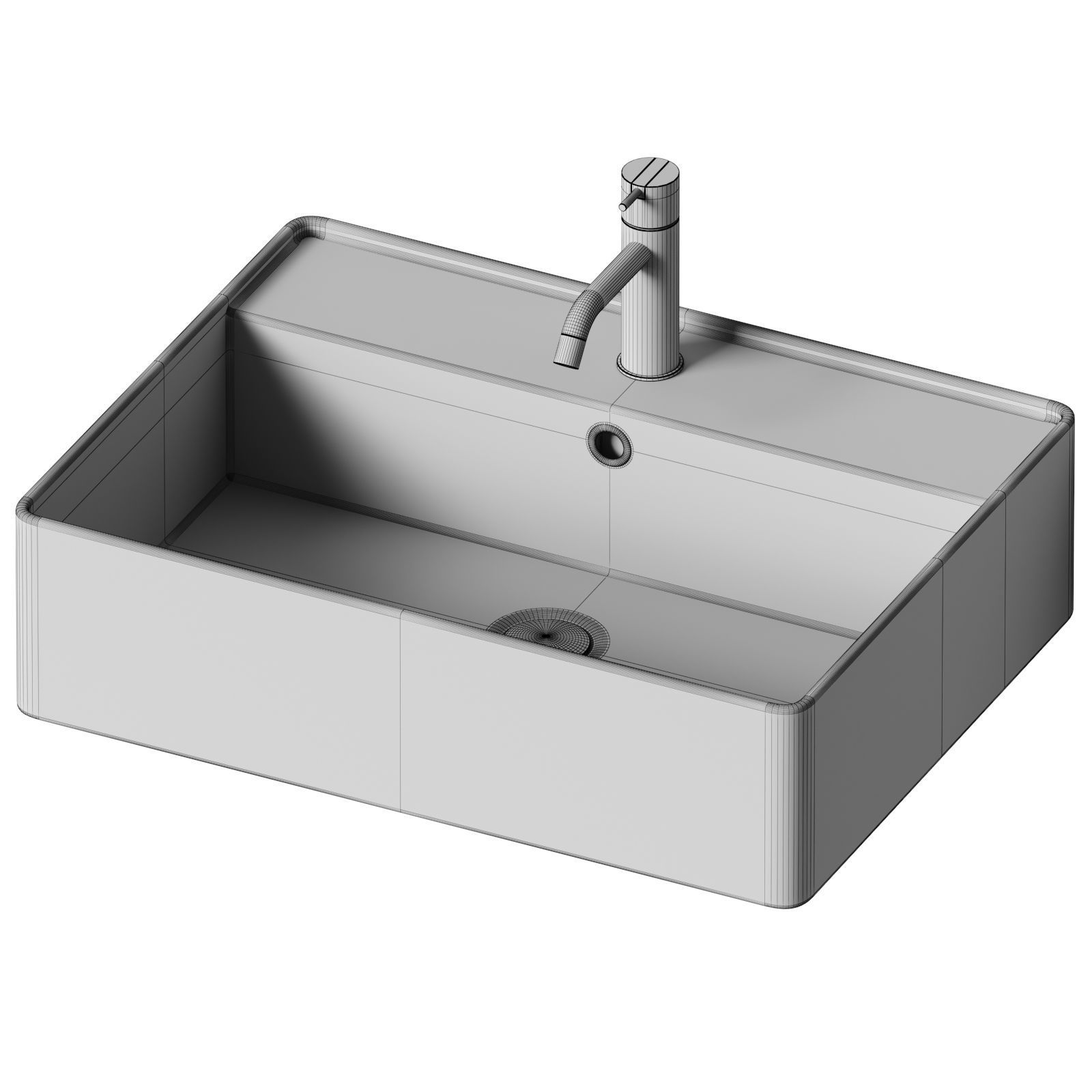 NIC Design - Semplice - washbasin 3D model | CGTrader