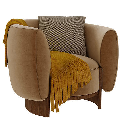 HUG Armchair by Parla 3D model | CGTrader