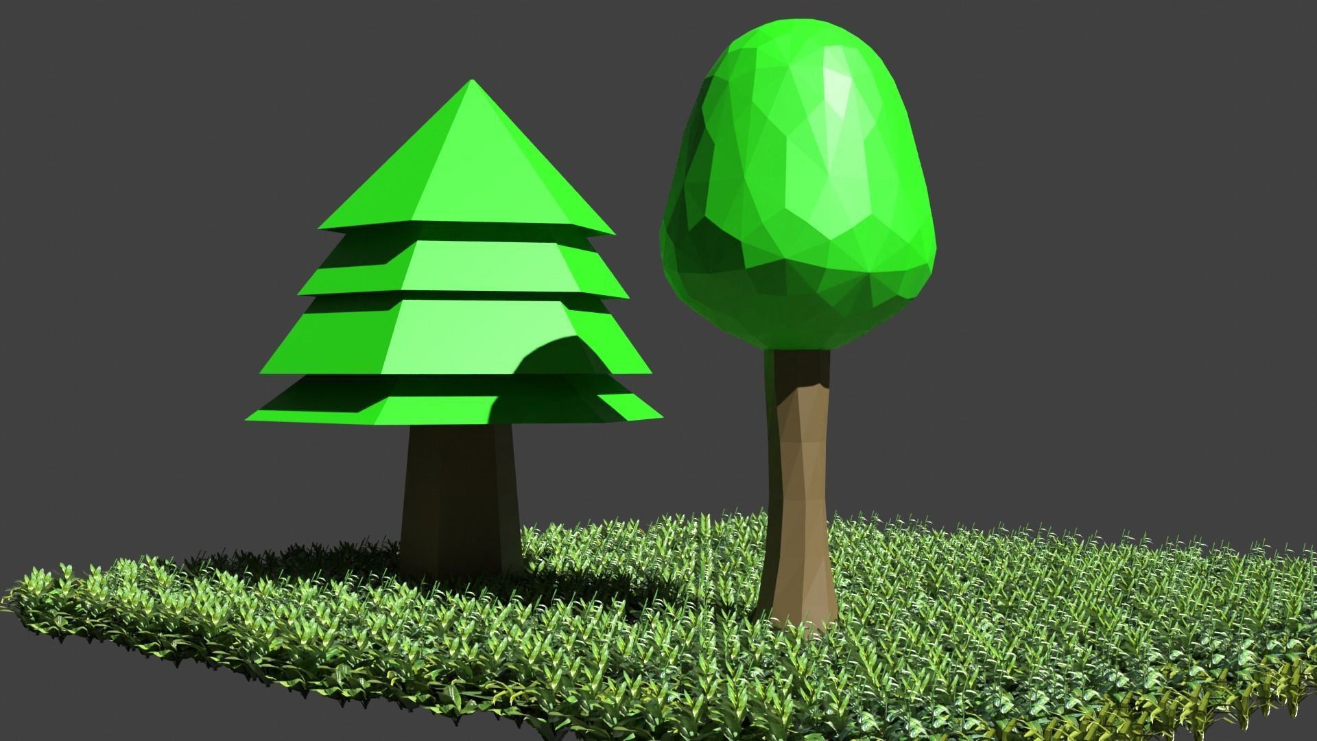3D model Low-Poly Tree VR / AR / low-poly | CGTrader