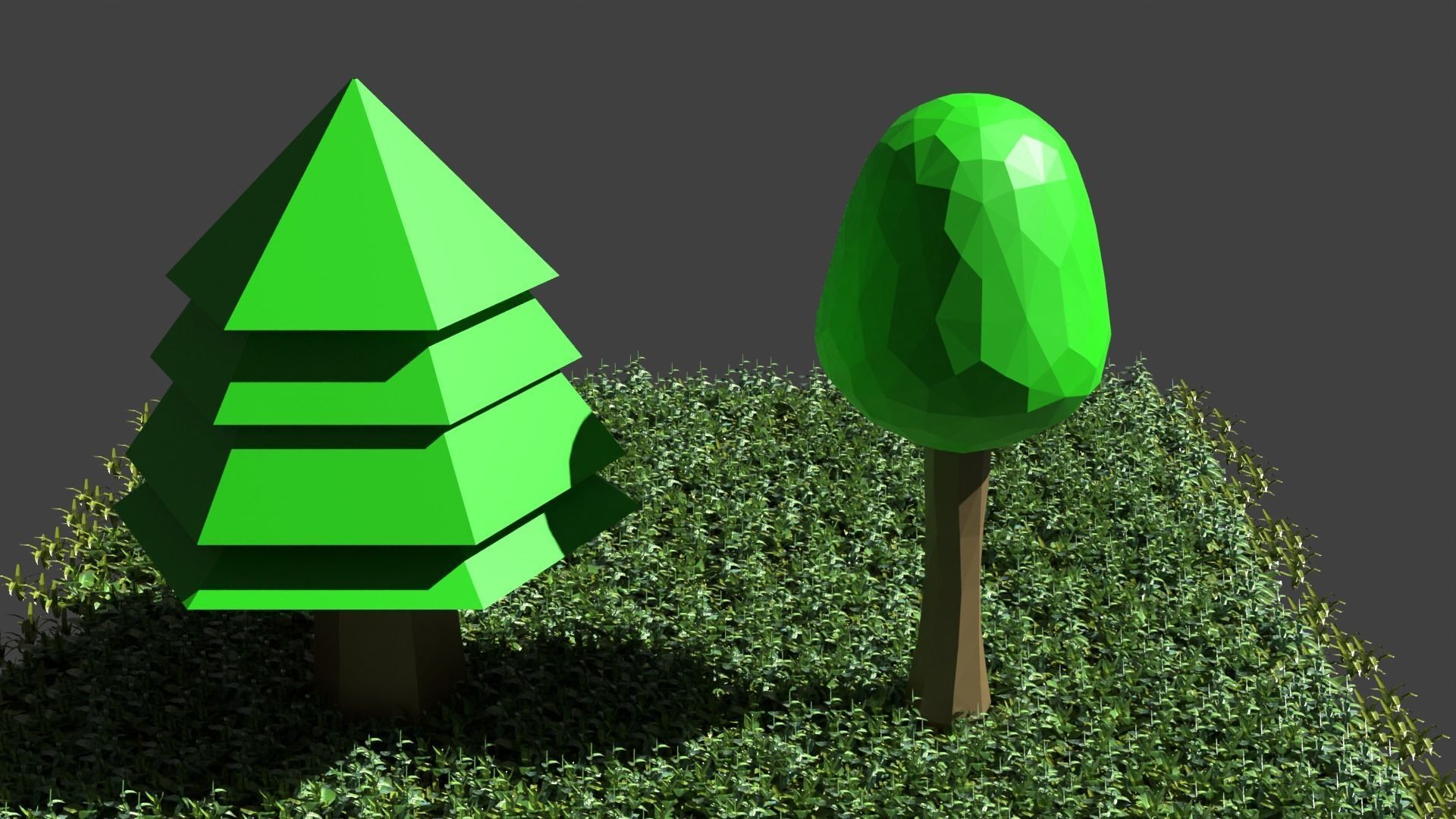 3D model Low-Poly Tree VR / AR / low-poly | CGTrader