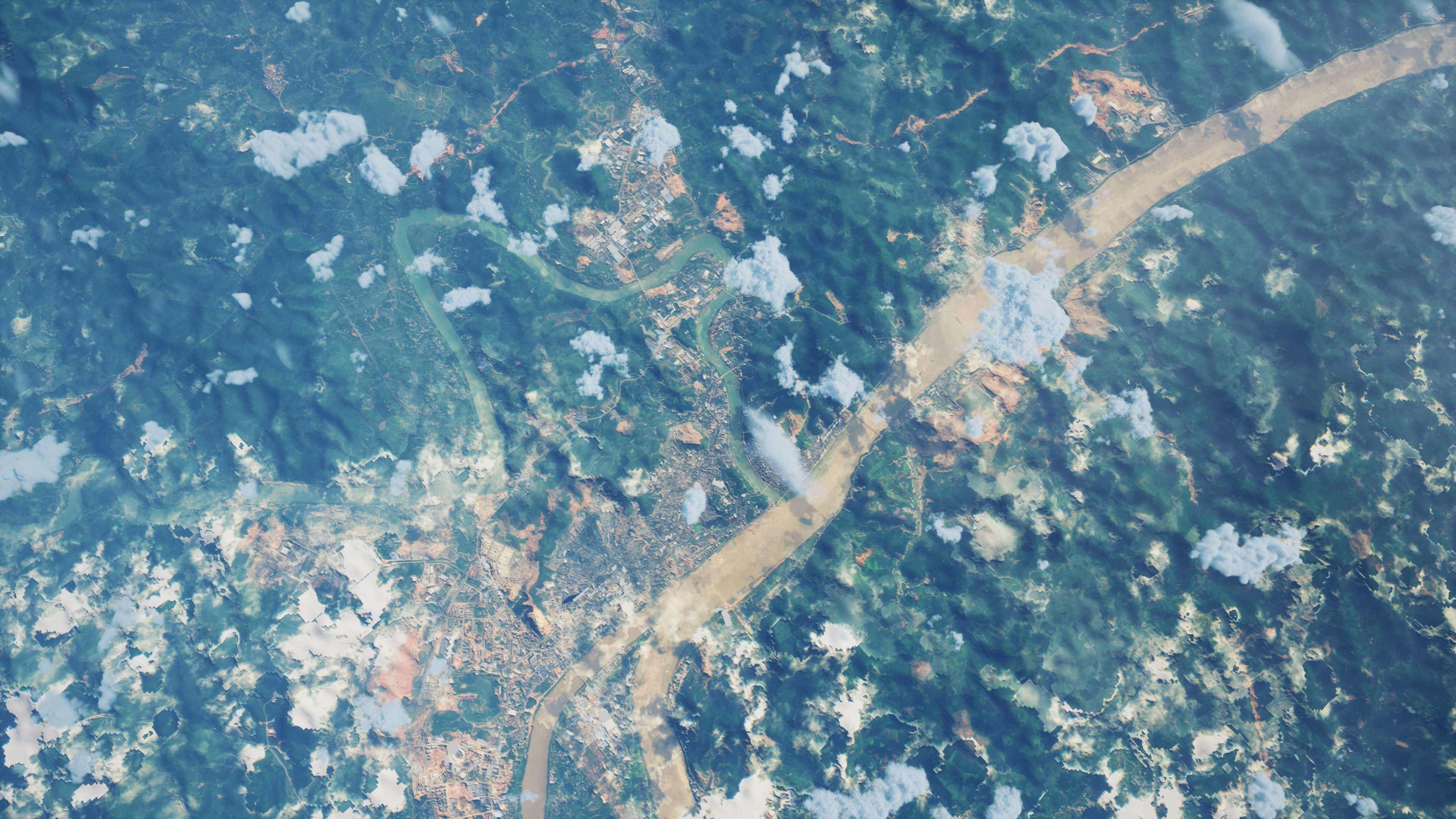 Wuzhou China City Landscape 3D Model 3D model | CGTrader