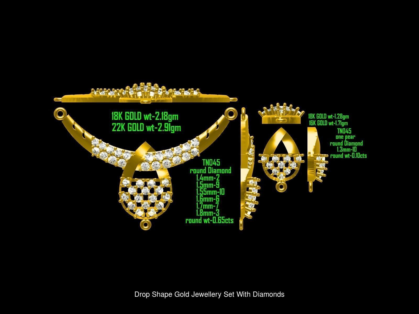 JEWELCAD 58 NECKLACE SET FILES 3D Model Collection | CGTrader