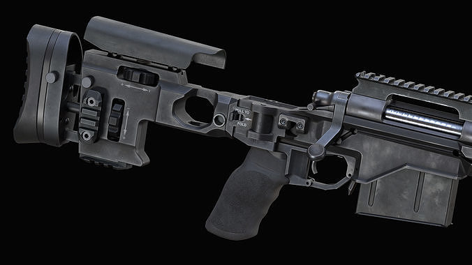 3D model M2010 Sniper Rifle Base VR / AR / low-poly | CGTrader