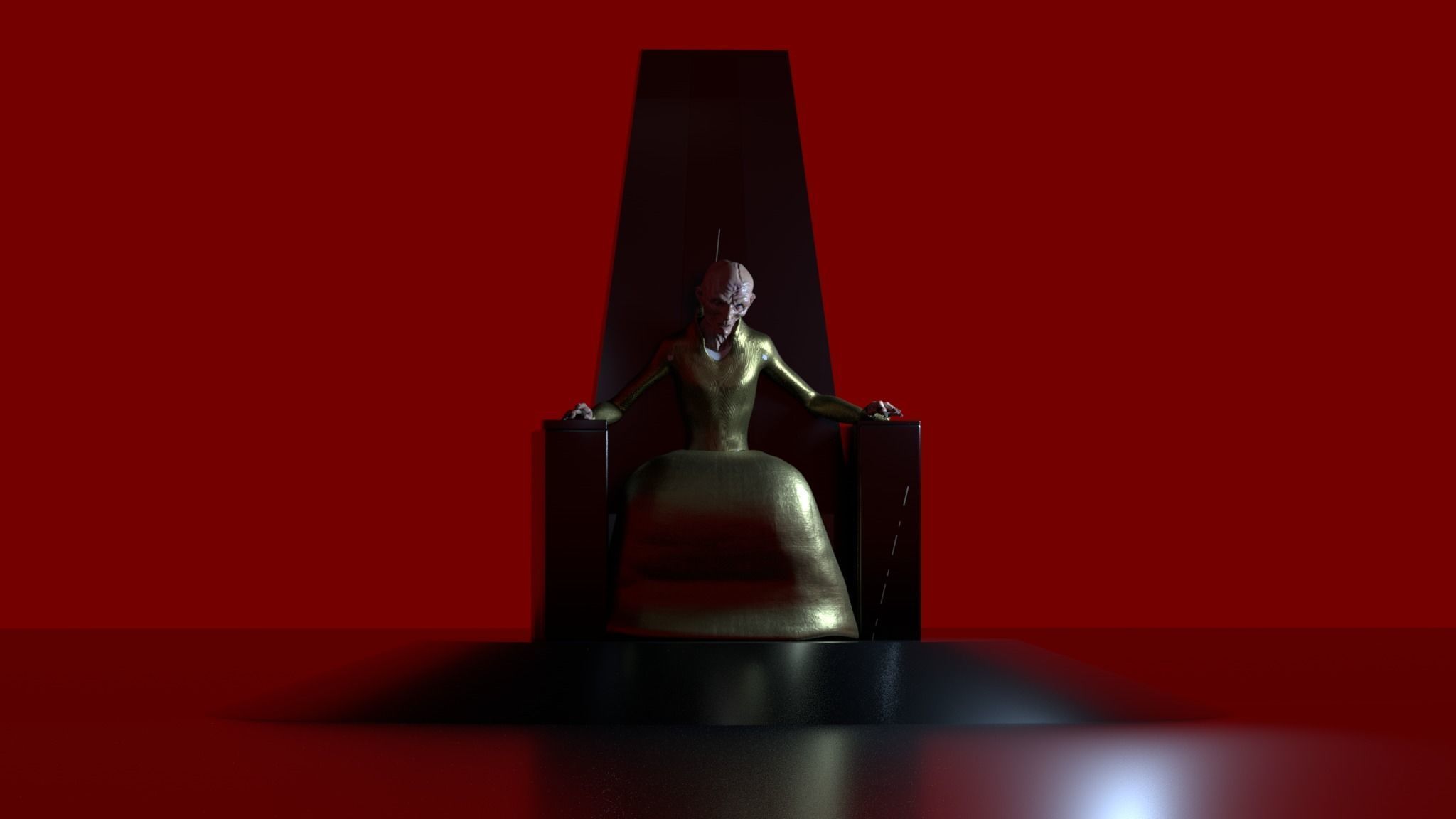 SNOKE 3D MODEL throne 3D model animated rigged | CGTrader