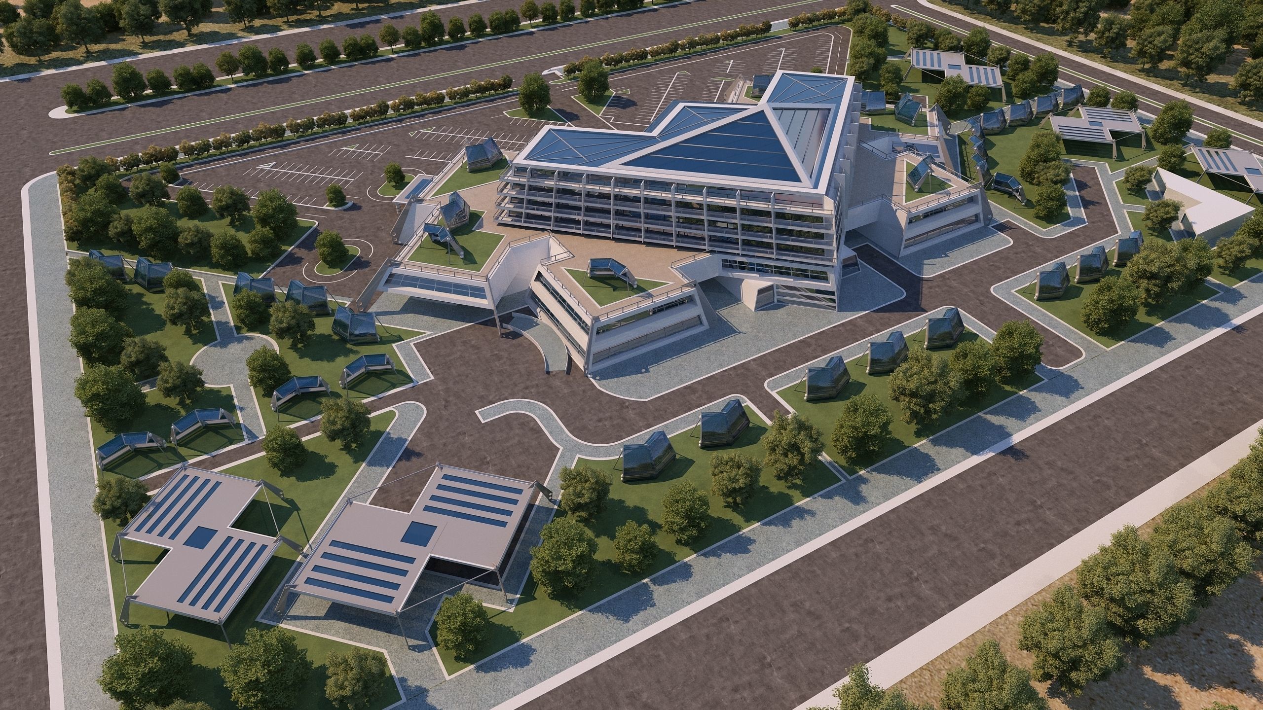 0129 - Hospital Architecture Project 3D model | CGTrader