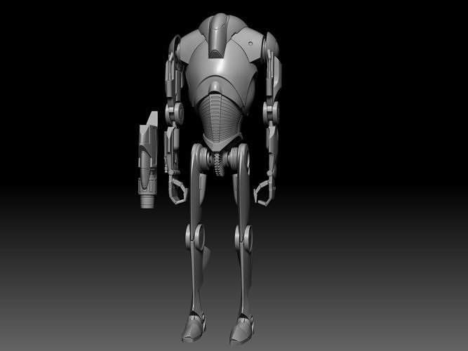 B2 Super Battle Droid 2023 One12 Scale Articuation 3d Stl Files 3d