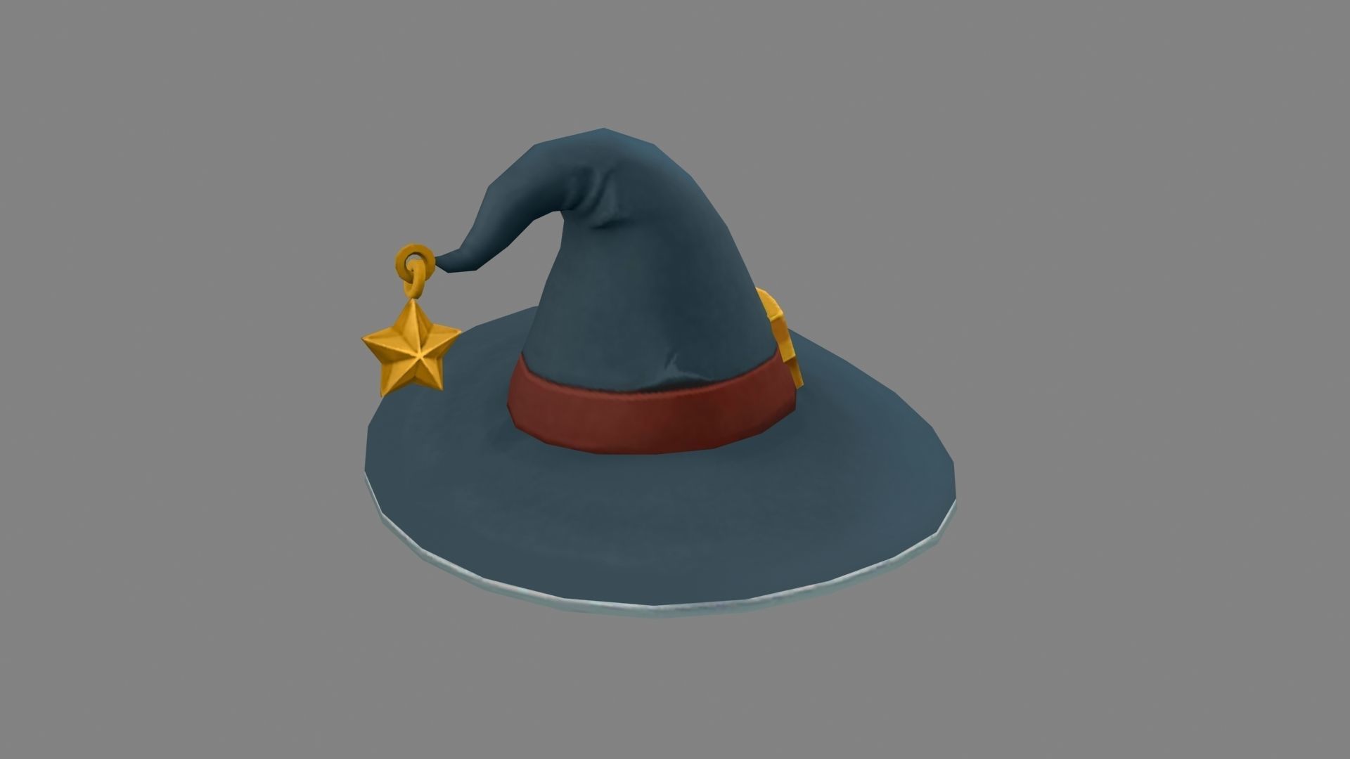 3D model Cartoon wizard hat VR / AR / low-poly | CGTrader