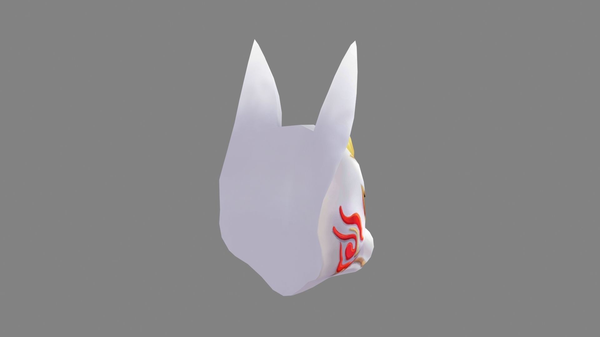 3D model Cartoon fox mask VR / AR / low-poly | CGTrader