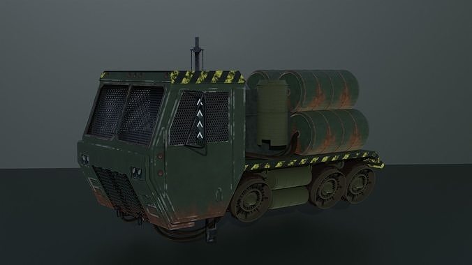 Diesel Punk Truck Design - Retro-futuristic 3D Model 3D model | CGTrader