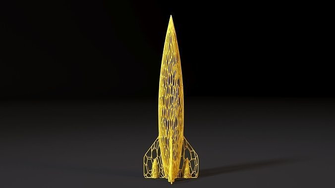 Rocket 3D model 3D printable | CGTrader