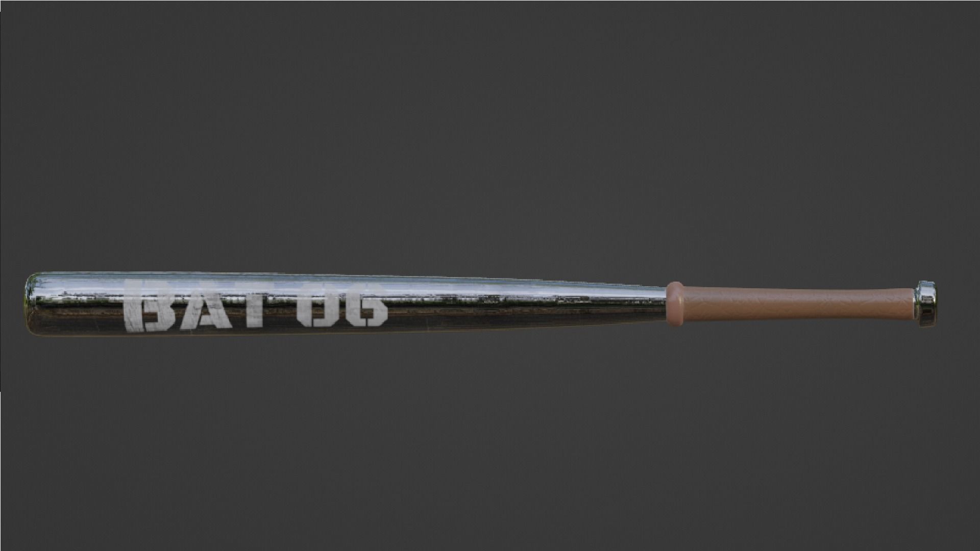 3D model STEEL BASEBALL BAT VR / AR / low-poly | CGTrader