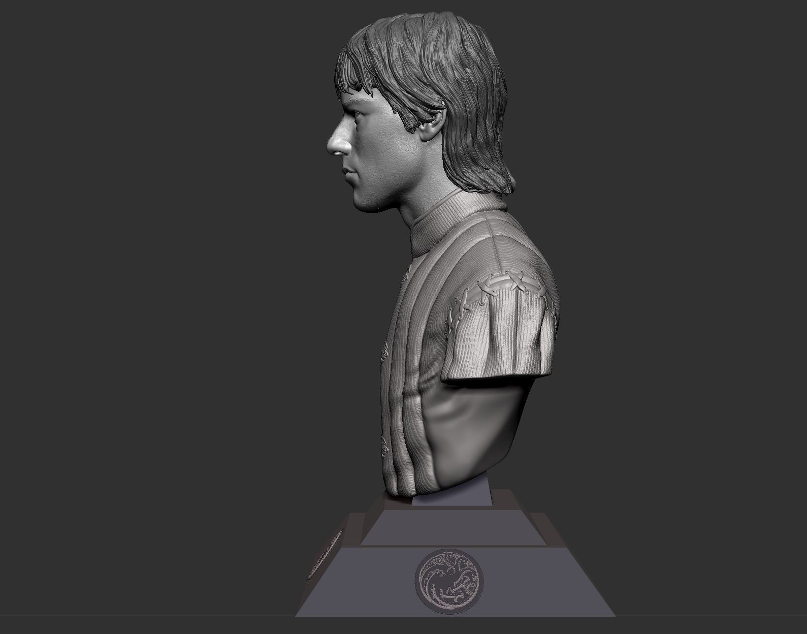 Harry Collett- Jacaerys Velaryon Bust - House of the Dragon 3D model 3D ...