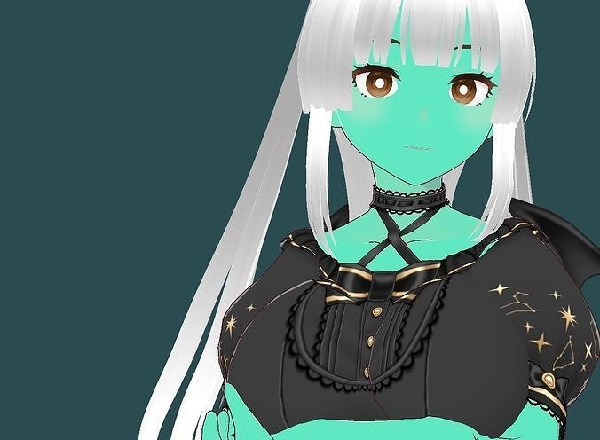 3D model Aria VRChat 3D model VR / AR / low-poly | CGTrader