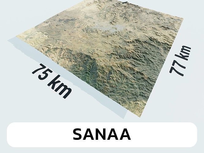 Sanaa Yemen City Landscape 3D Model 3D model | CGTrader