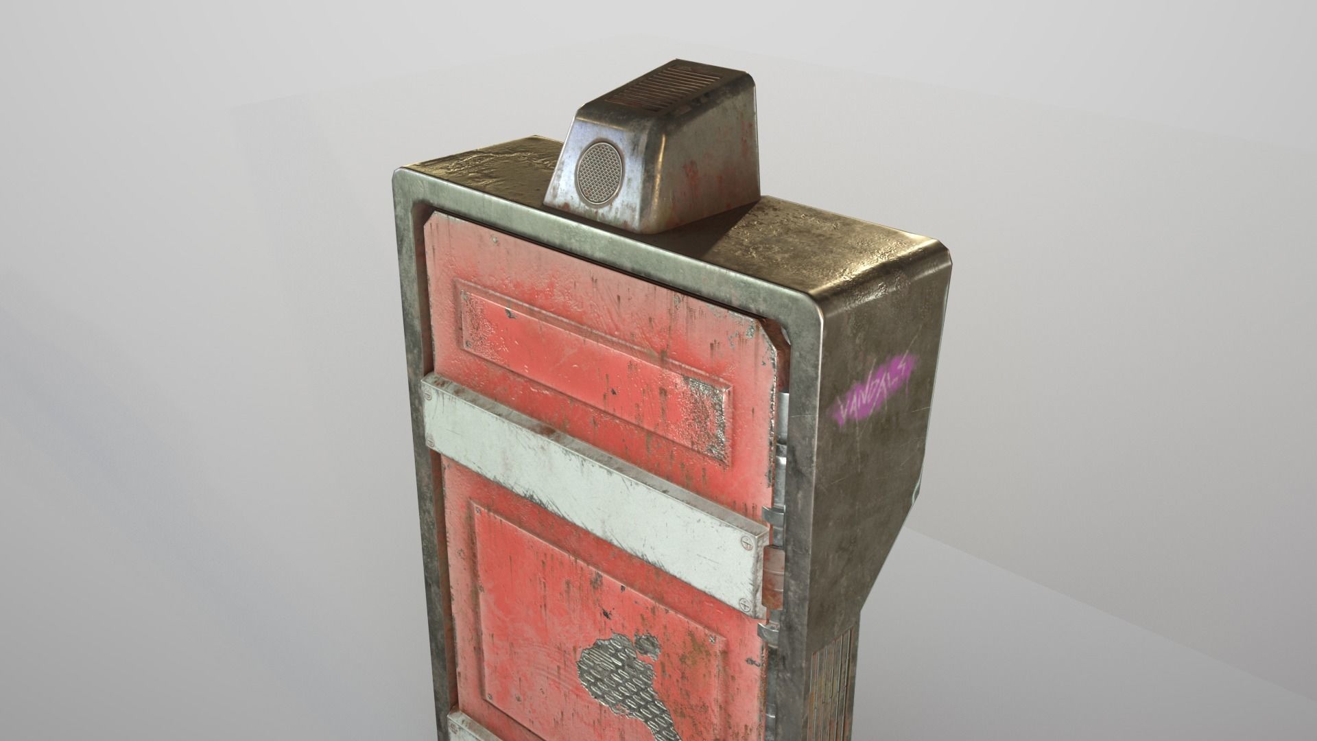 3D model Cyberpunk Security Door VR / AR / low-poly | CGTrader