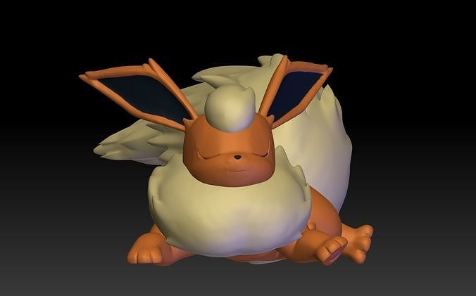 Pokemon Flareon 3D model 3D printable | CGTrader