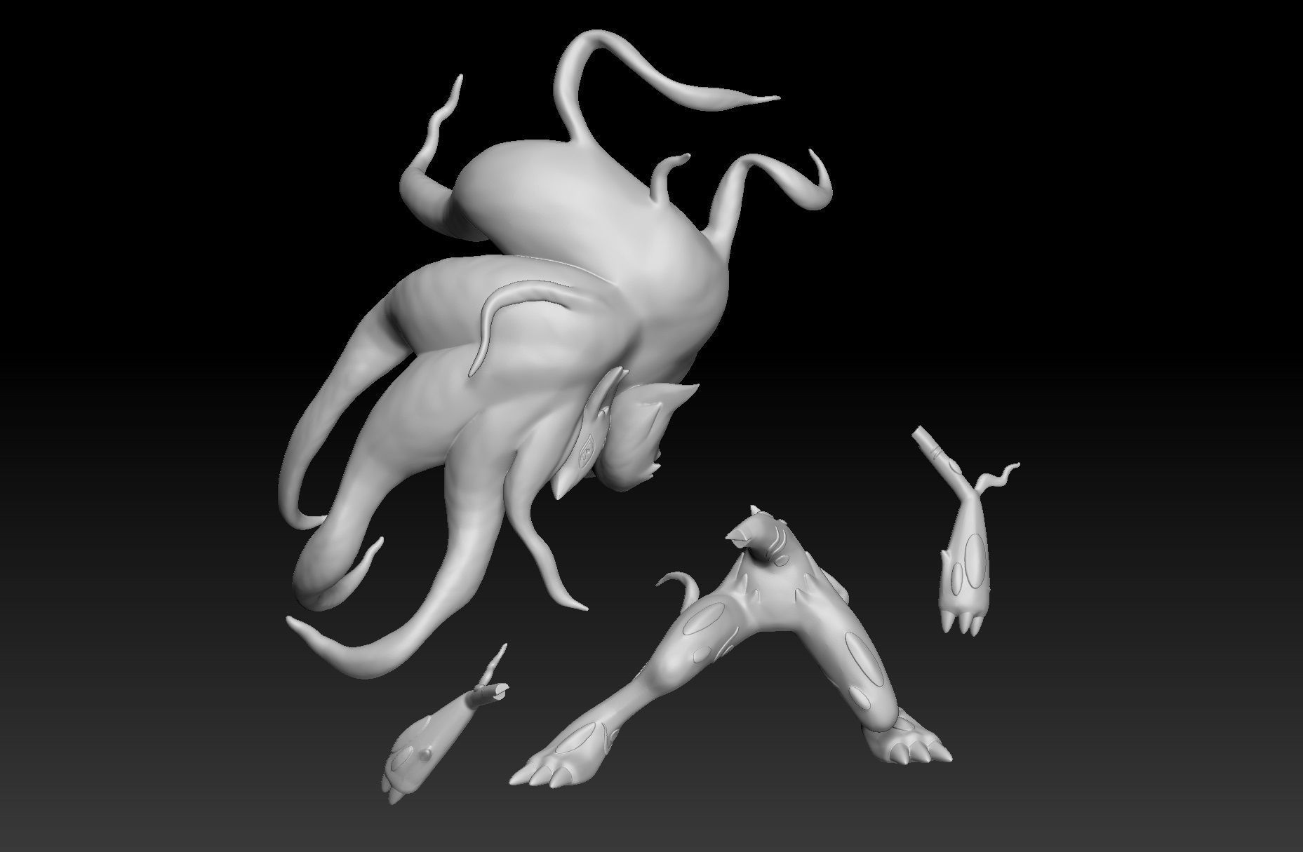 Pokemon Hisuian Zorua Zoroark 3D model 3D printable | CGTrader