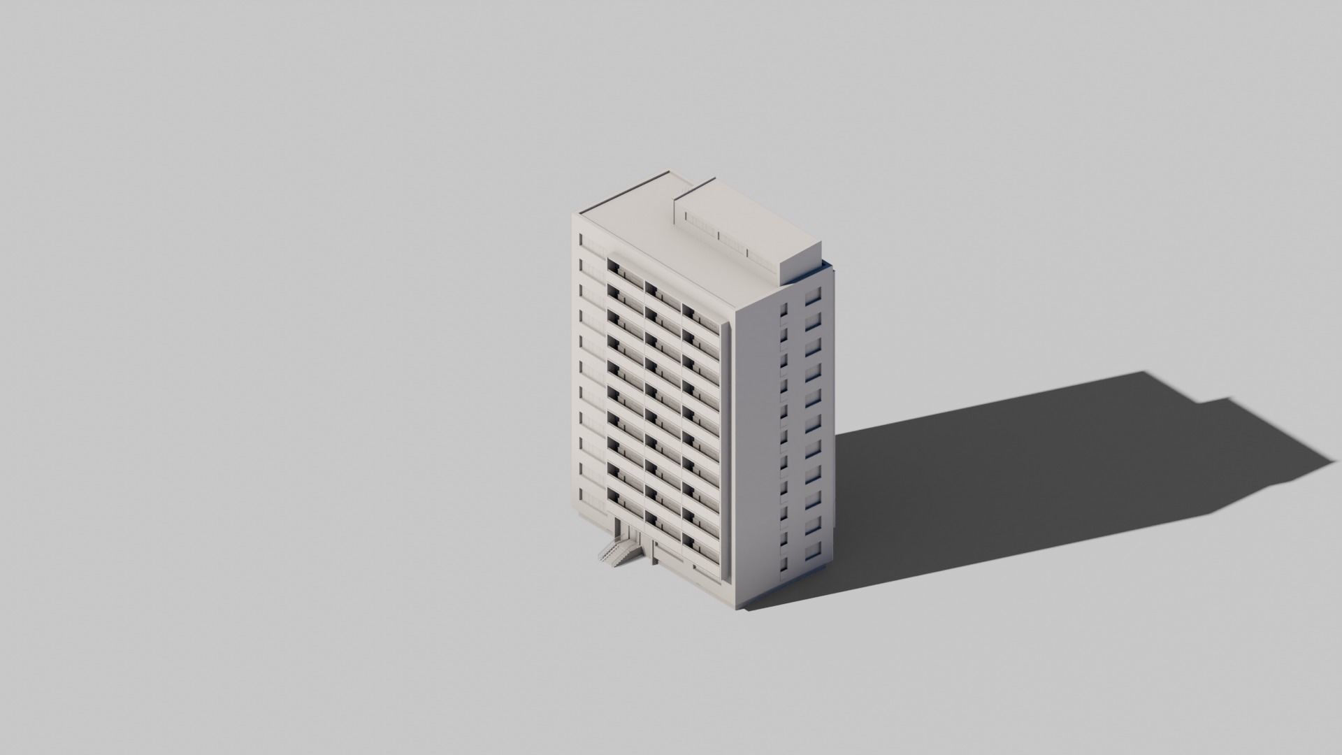 3D Model Collection 20 Eastern European Buildings VOL1 VR / AR / low ...