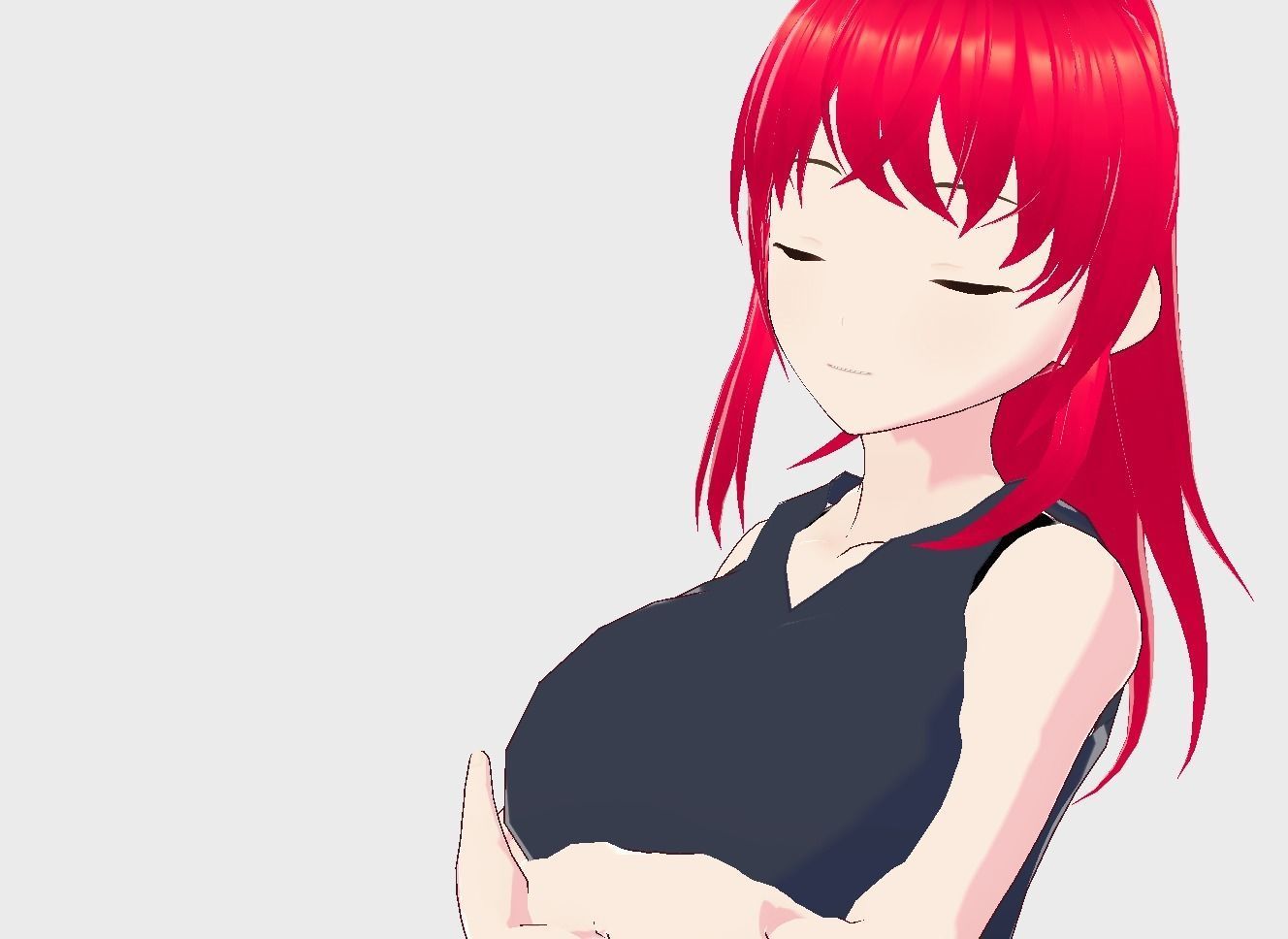 3D model Anime Girl Vrchat 3D model VR / AR / low-poly | CGTrader