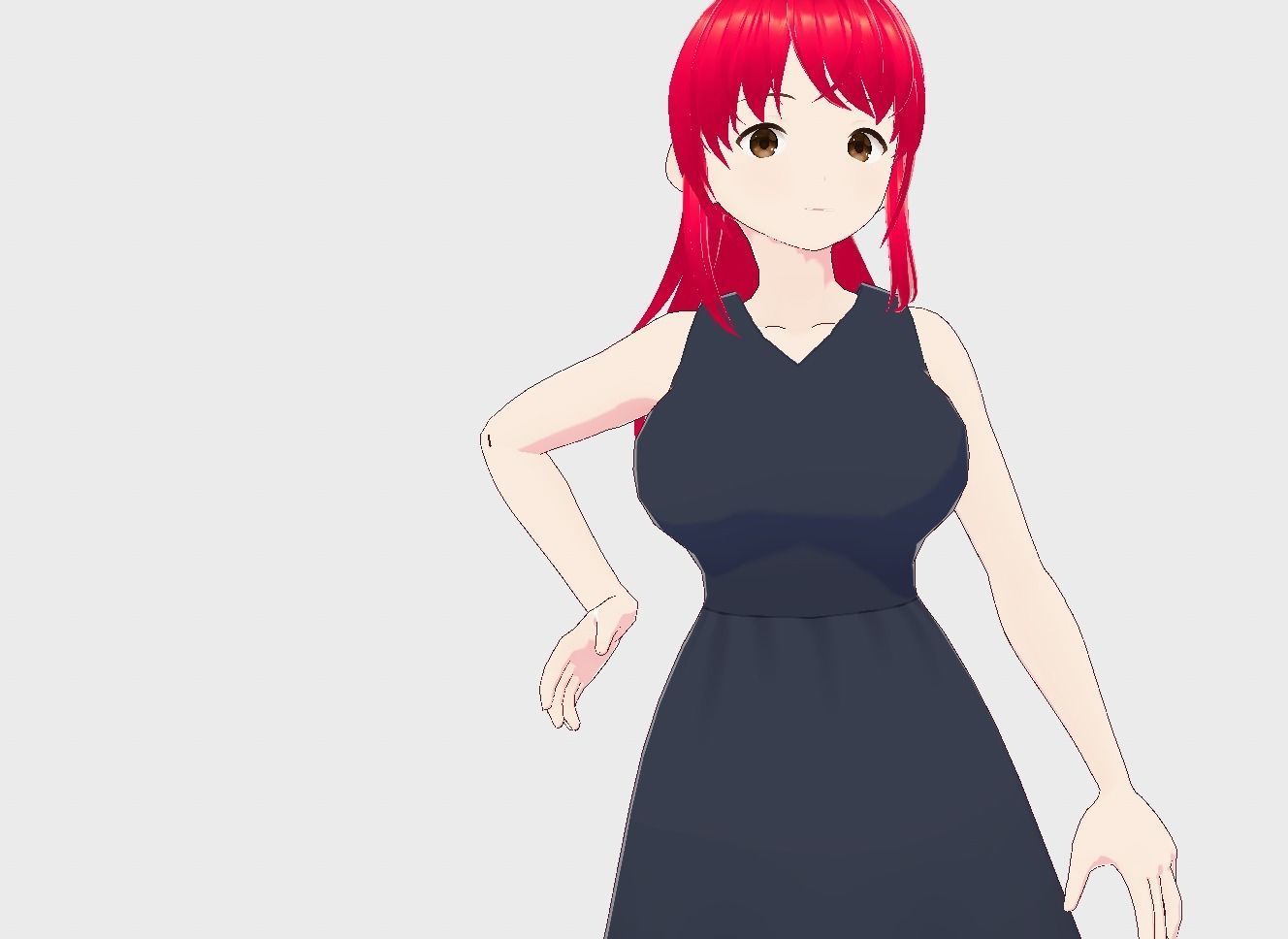 3D model Anime Girl Vrchat 3D model VR / AR / low-poly | CGTrader