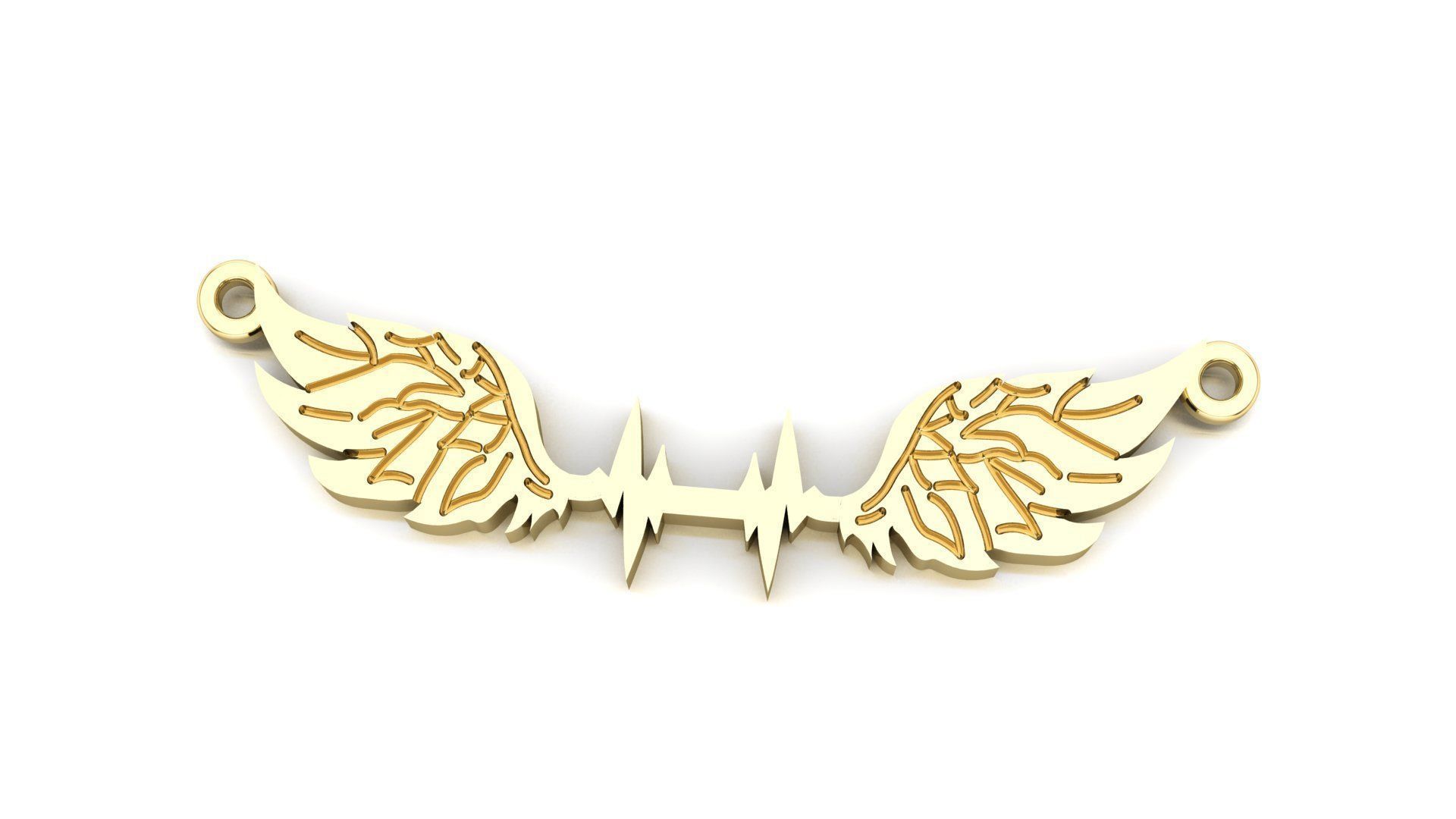 wings life line 3D model 3D printable | CGTrader