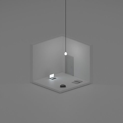 Omori White Space free VR / AR / low-poly 3D model 3D printable | CGTrader