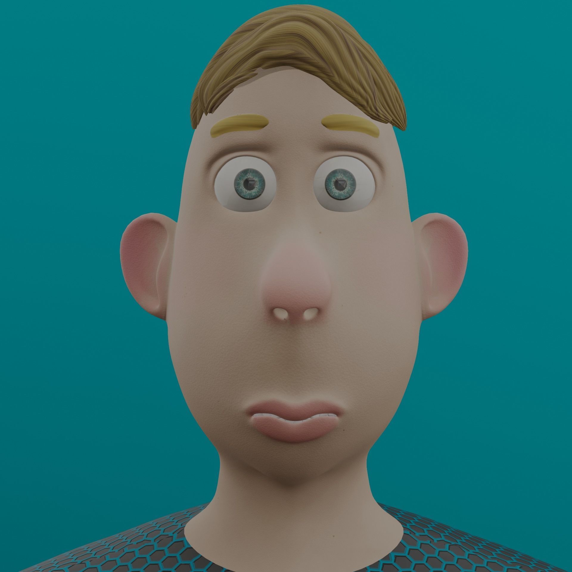 super hero character 3D model rigged | CGTrader